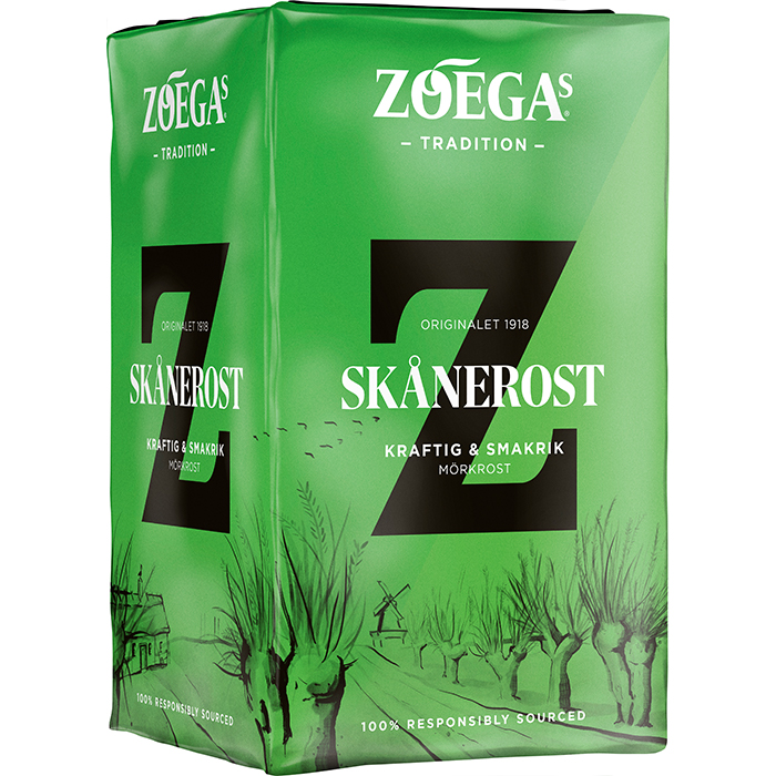 Kaffe Zoégas Skånerost 12x450g - Handla online