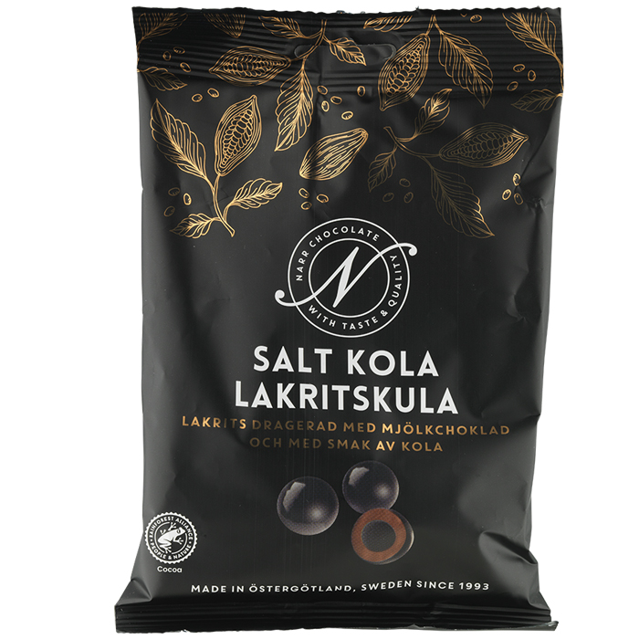 Godis Chokladpåse Salt Kola Lakritskula 120g - Handla online
